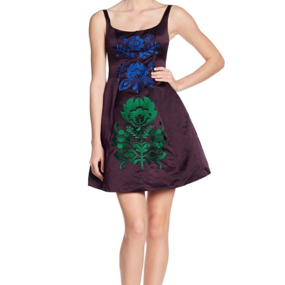 Cynthia Rowley | Dresses | Cynthia Rowley Fit And Flare Embroidered ...